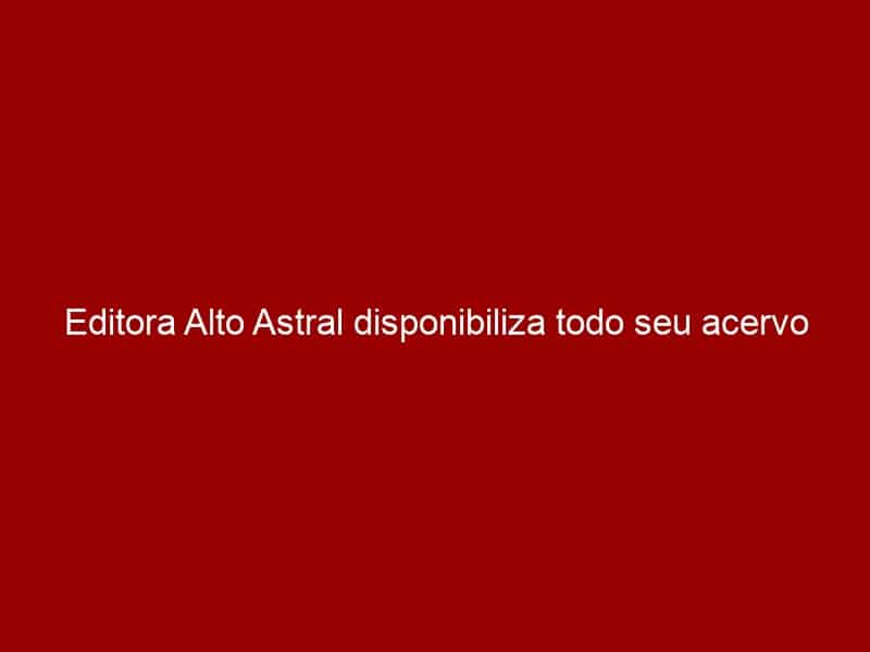 Editora Alto Astral disponibiliza todo seu acervo de HQs no Social Comics