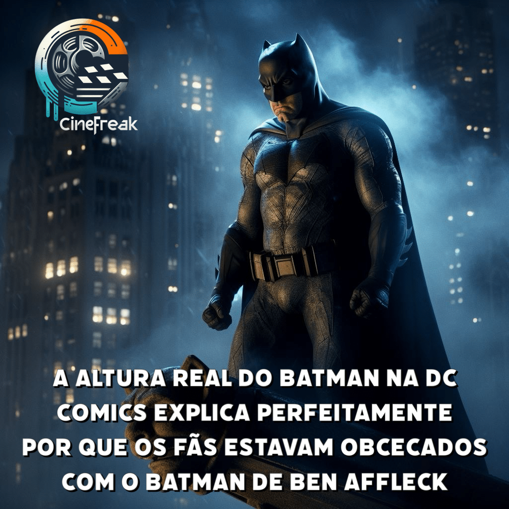 A altura real do Batman explica por que os fãs são obcecados com Ben ...