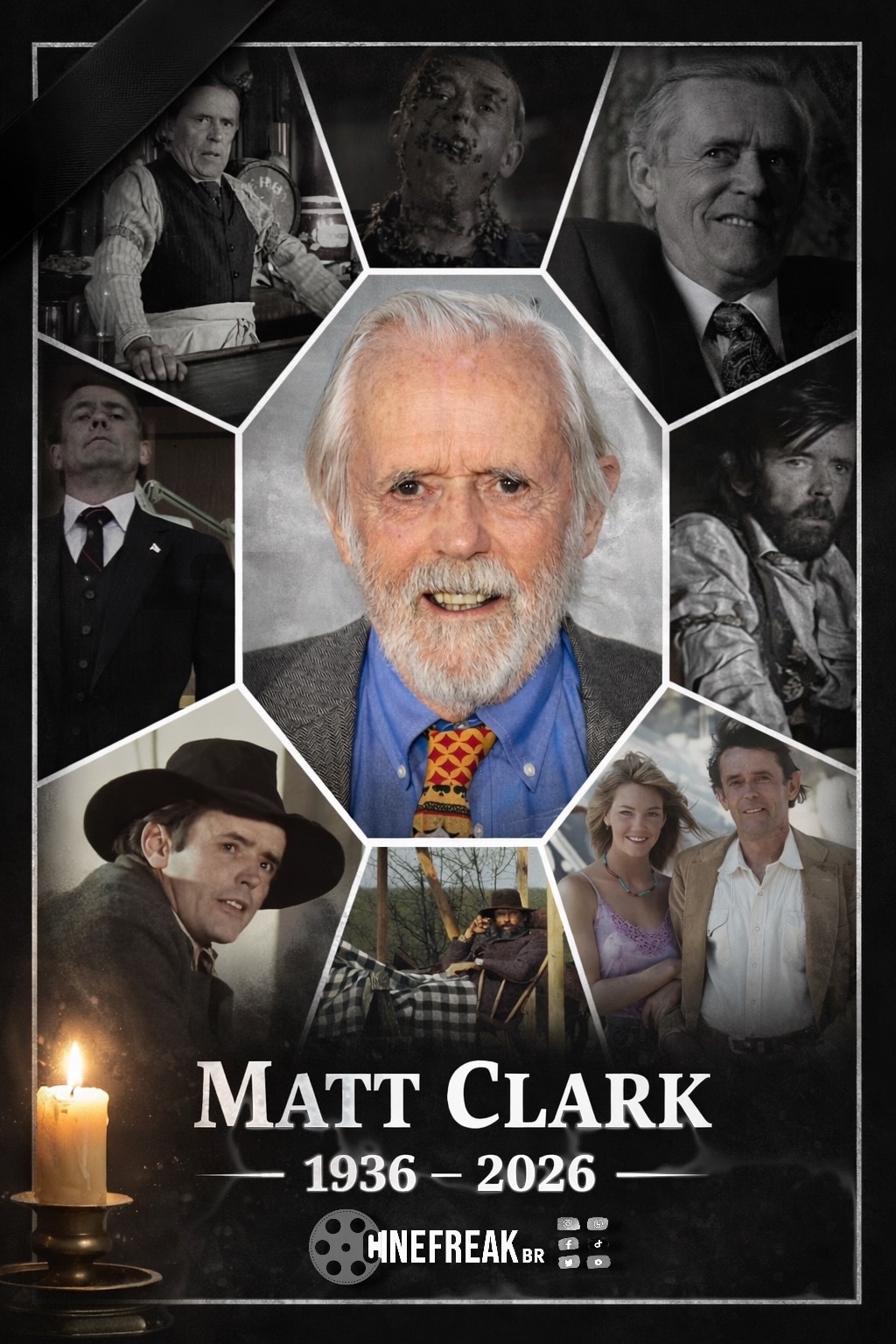 Morre o ator Matt Clark aos 89 anos